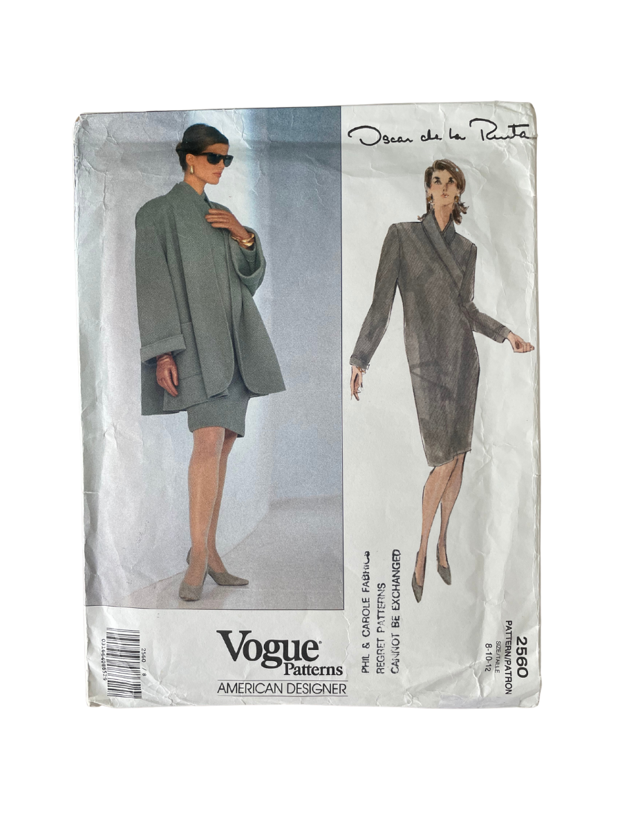 Vogue 2560 Womens Size 6-10 Jacket Dress – Vintage White Antiques